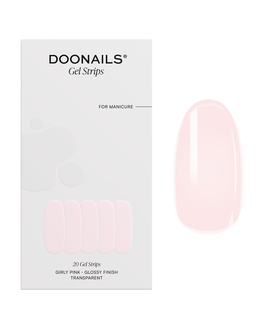Doonails | Gel Strips - Girly Pink
